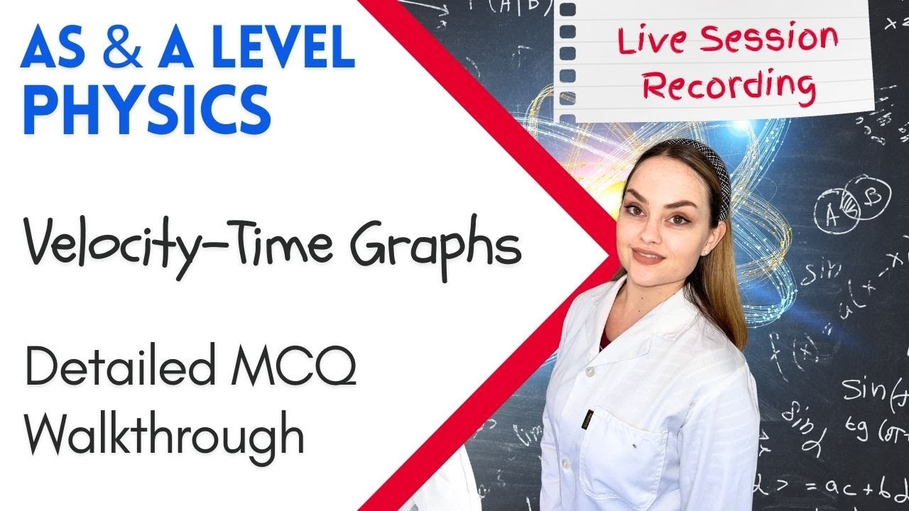 AS & A Level Physics | Velocity–Time Graphs Exam Questions Explained ...