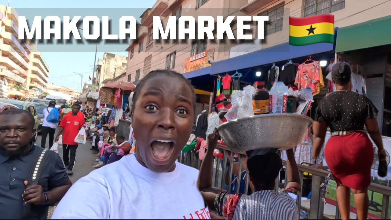 Exploring Makola Market In Accra Ghana 🇬🇭 Unbelievable ‼️ - YouTube