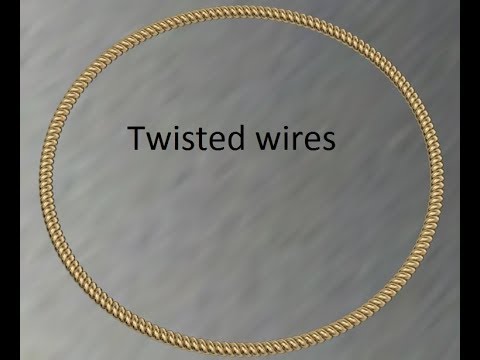 How to create twisted wires in Matrix - YouTube