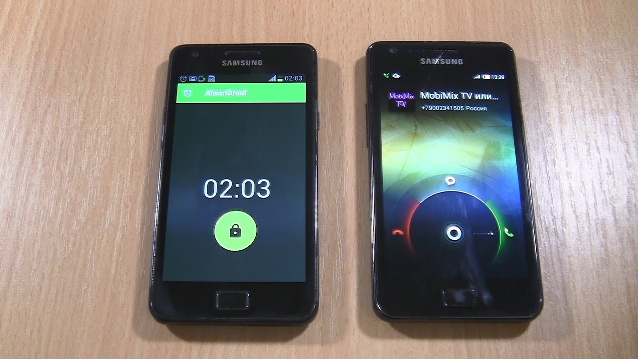 Ringing Alarms custom Alarm Screen & Incoming Call 2 black Samsung ...