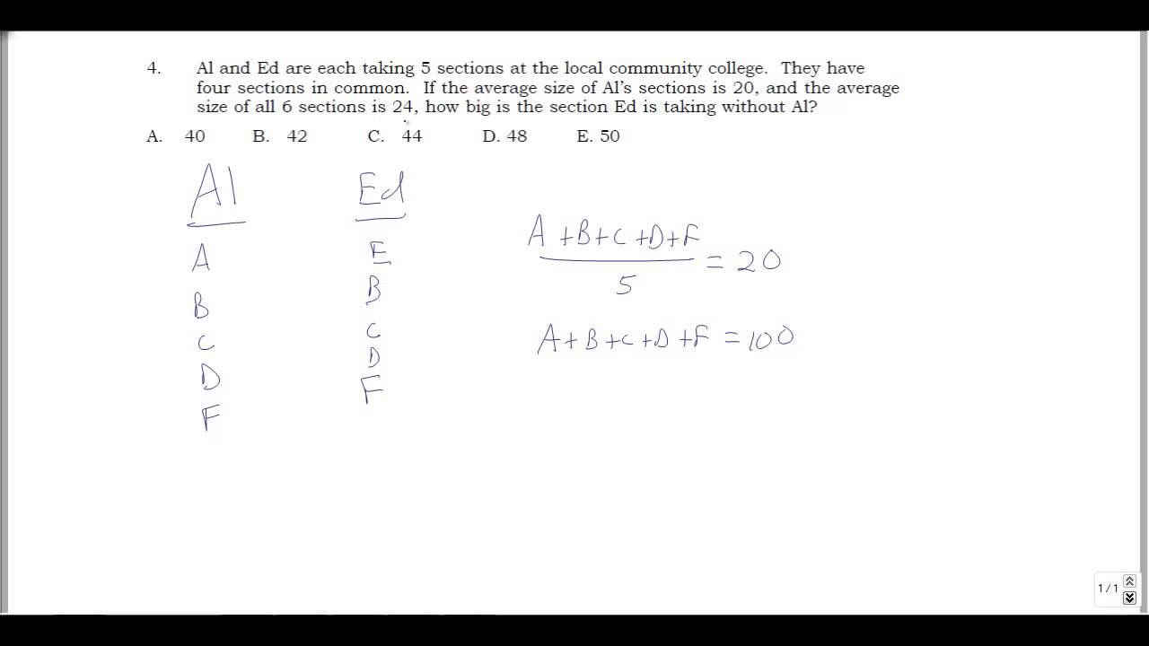 AMATYC Student Math League (SML) Spring 2015 Solutions, Question 4 ...