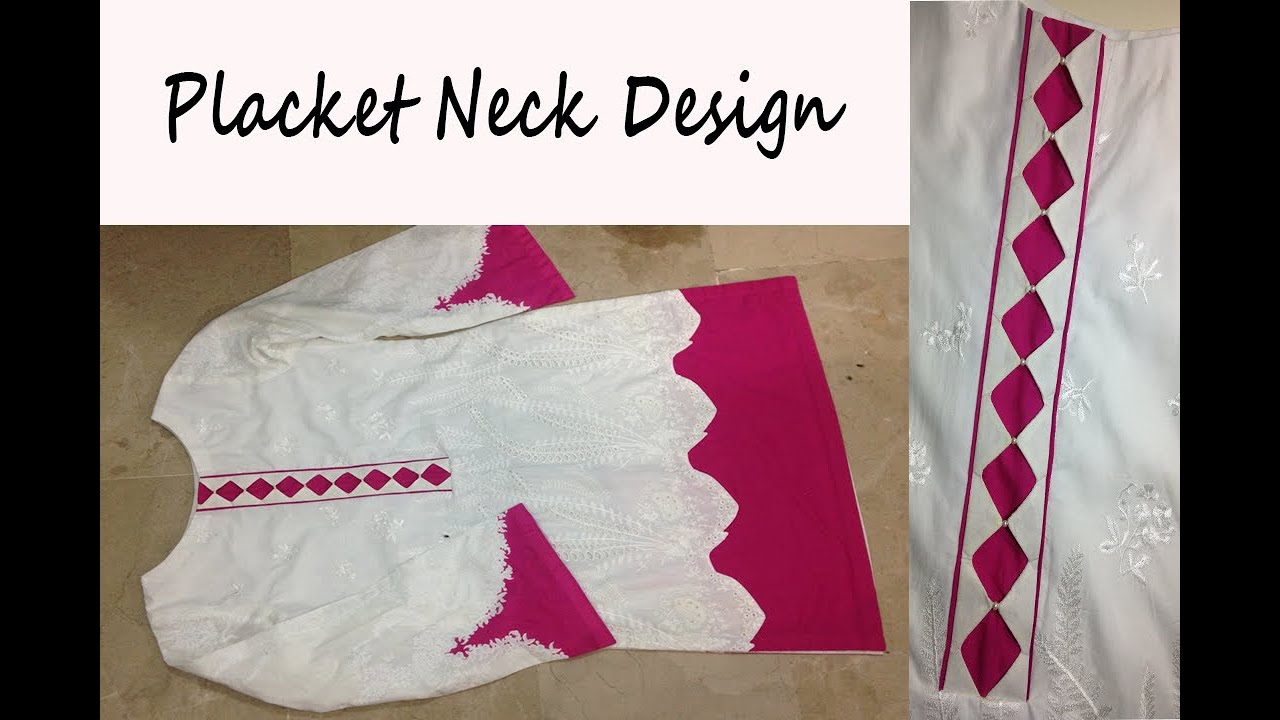 Placket neck Design Cutting and Stitching\Stylish Placket Design - YouTube