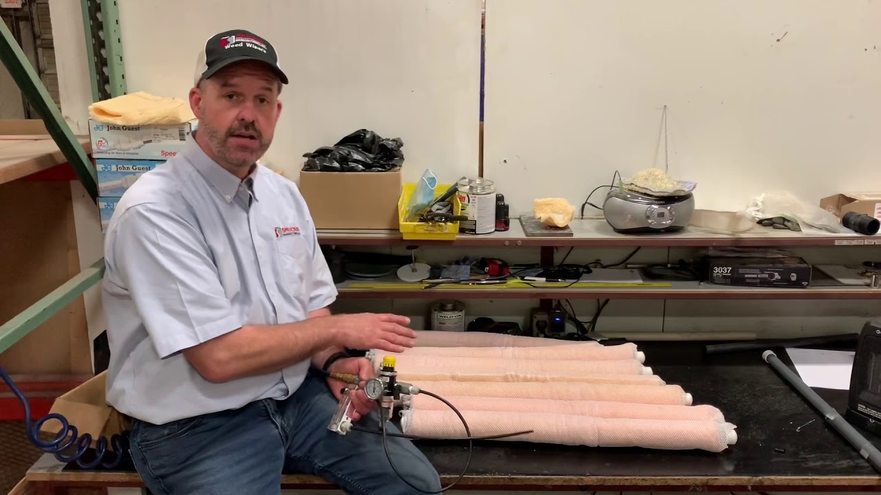 Testing Sponge Sections For Liquid Restriction - YouTube