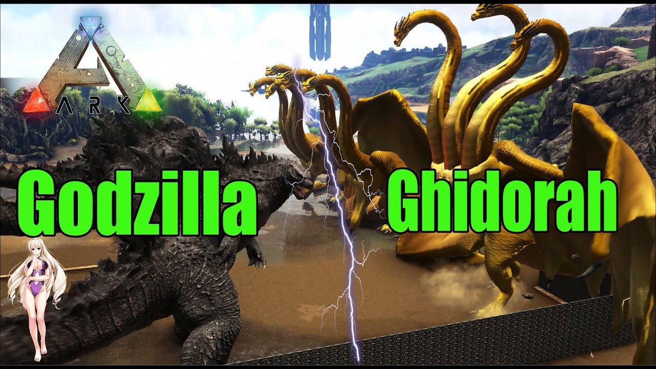 Godzilla Versus Ghidorah in Ark survival evolved | Godzilla in Ark ...