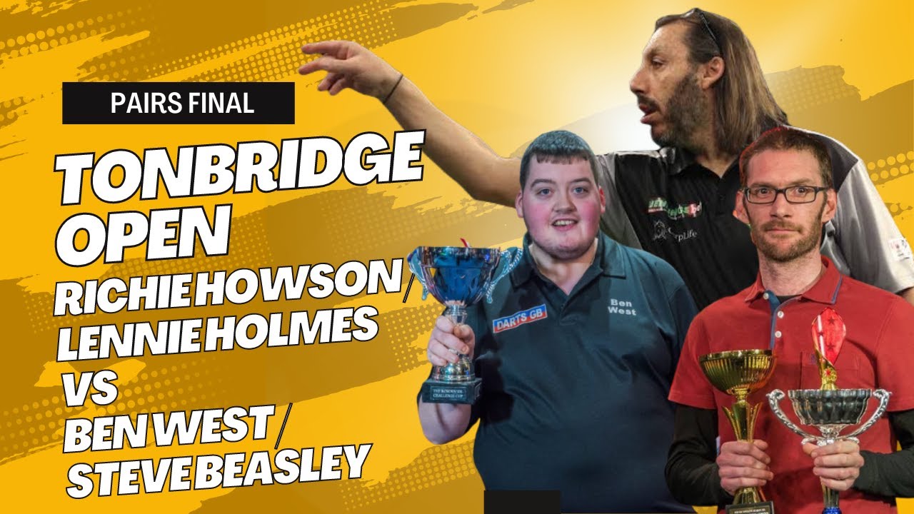 Tonbridge Darts Open Pairs Final: Richie Howson / Lennie Holmes vs Ben ...