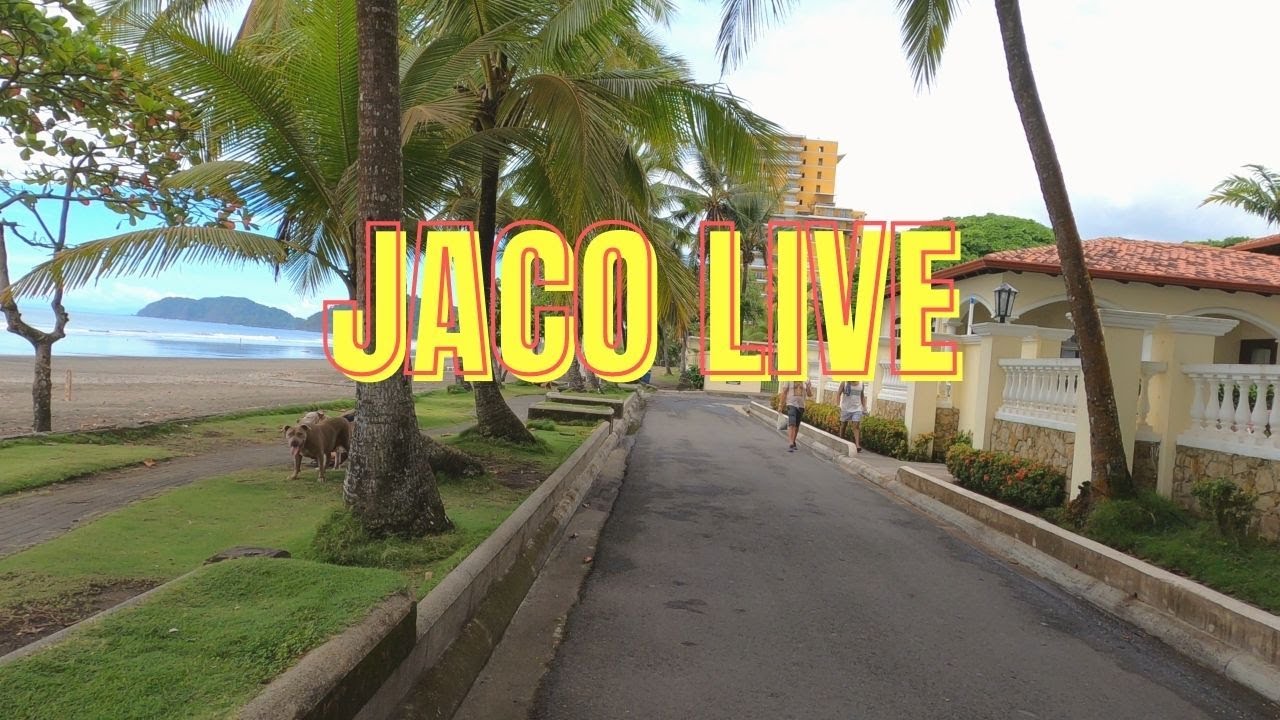 Jaco live #11 Busy Sunday ride thru in Jaco Beach Costa RIca - YouTube
