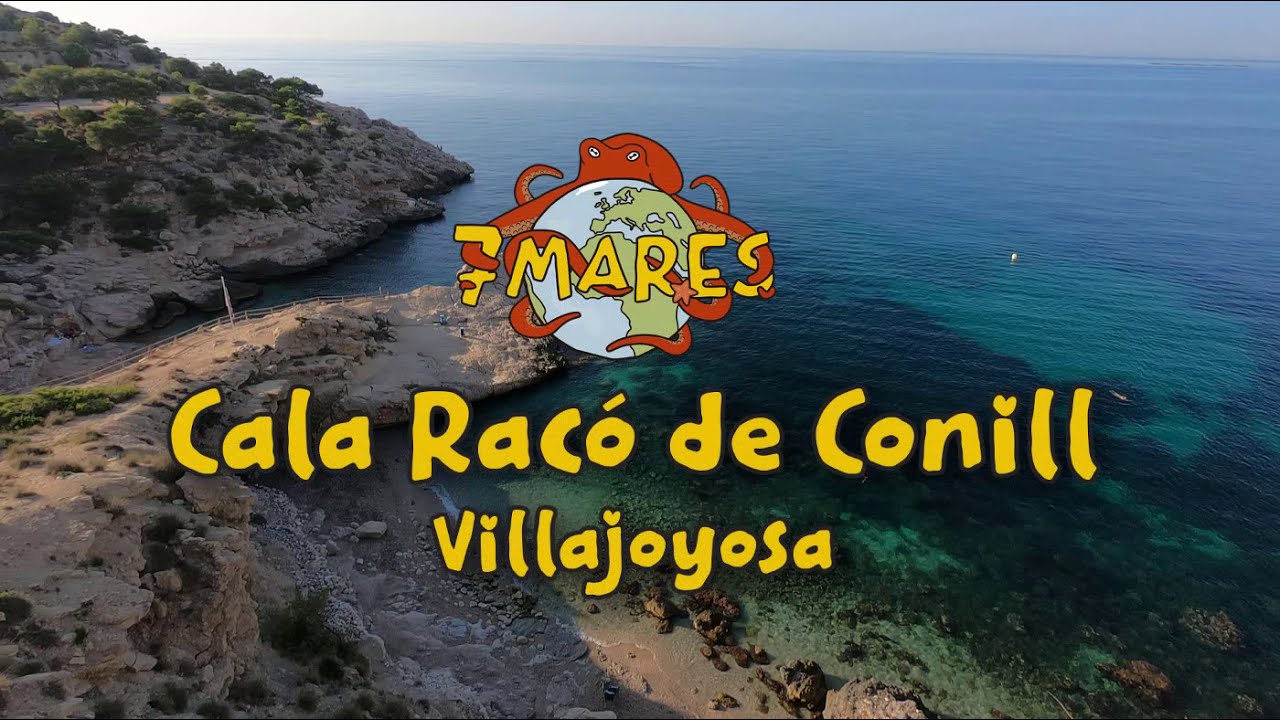 🌊 Cala RACÓ de CONILL ★ VILLAJOYOSA ★ 7 Mares 🌊 - YouTube