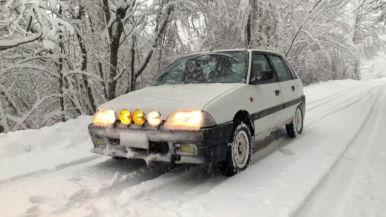 Citroen Ax 4wd Neve - YouTube