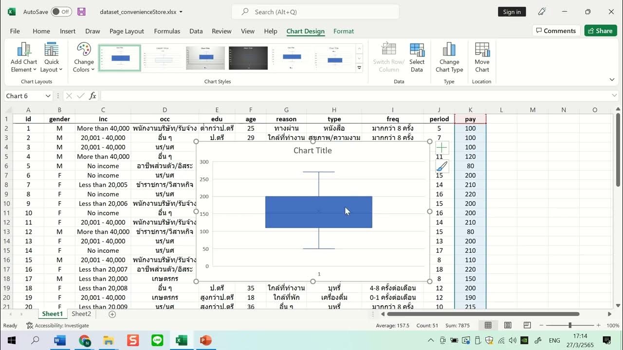 Explore data: How to create Box plot with MS Excel - YouTube