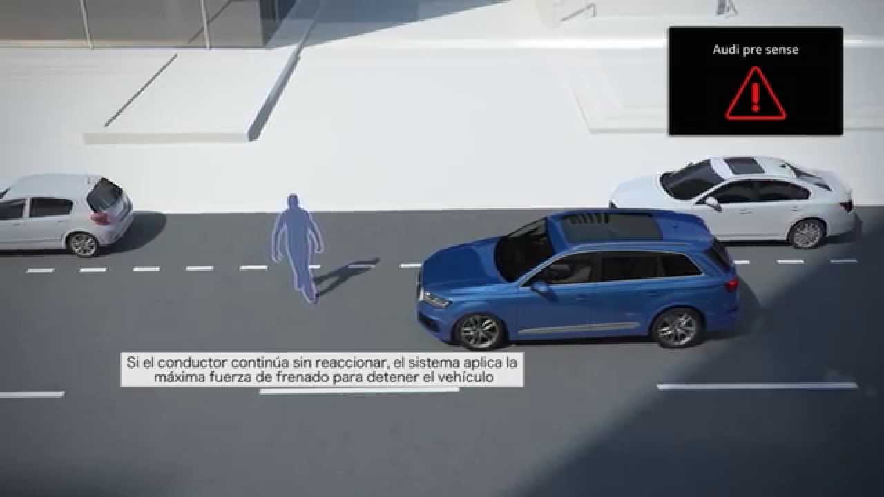 Audi Q7 2015. Audi pre sense city - YouTube
