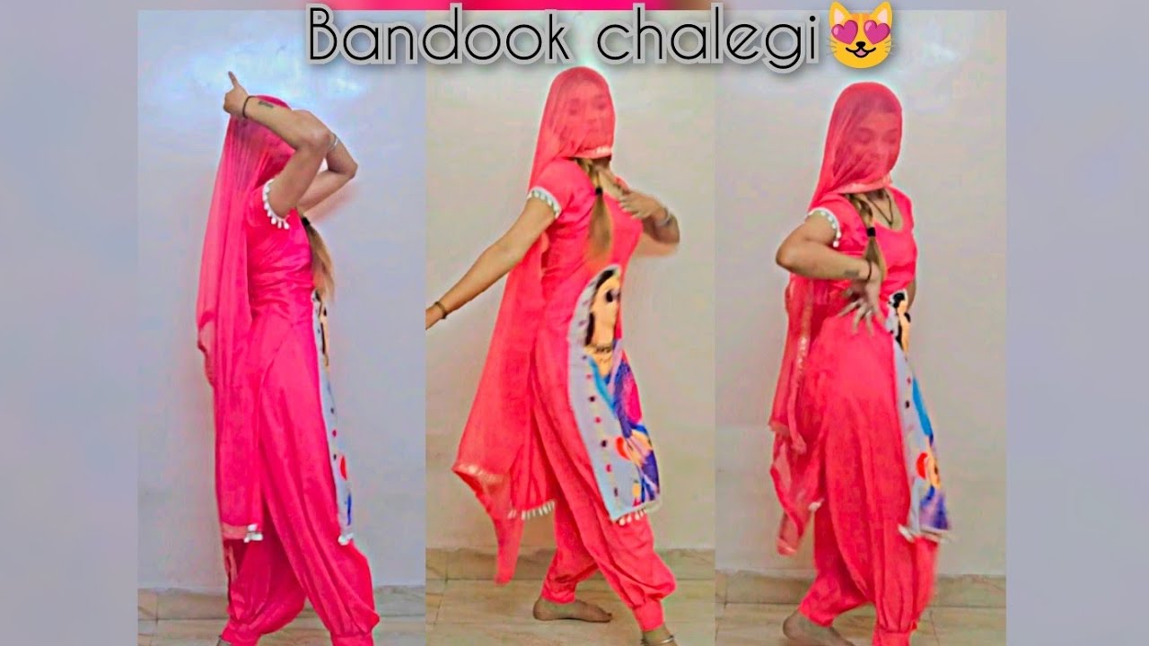 Bandook Chalgi 🏻😻 | Bandook 2 | Sapna Chaudhary dance by nehujatav01 # ...