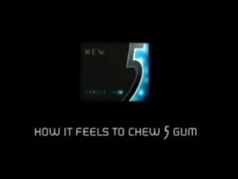 How it feels to chew 5 Gum - YouTube