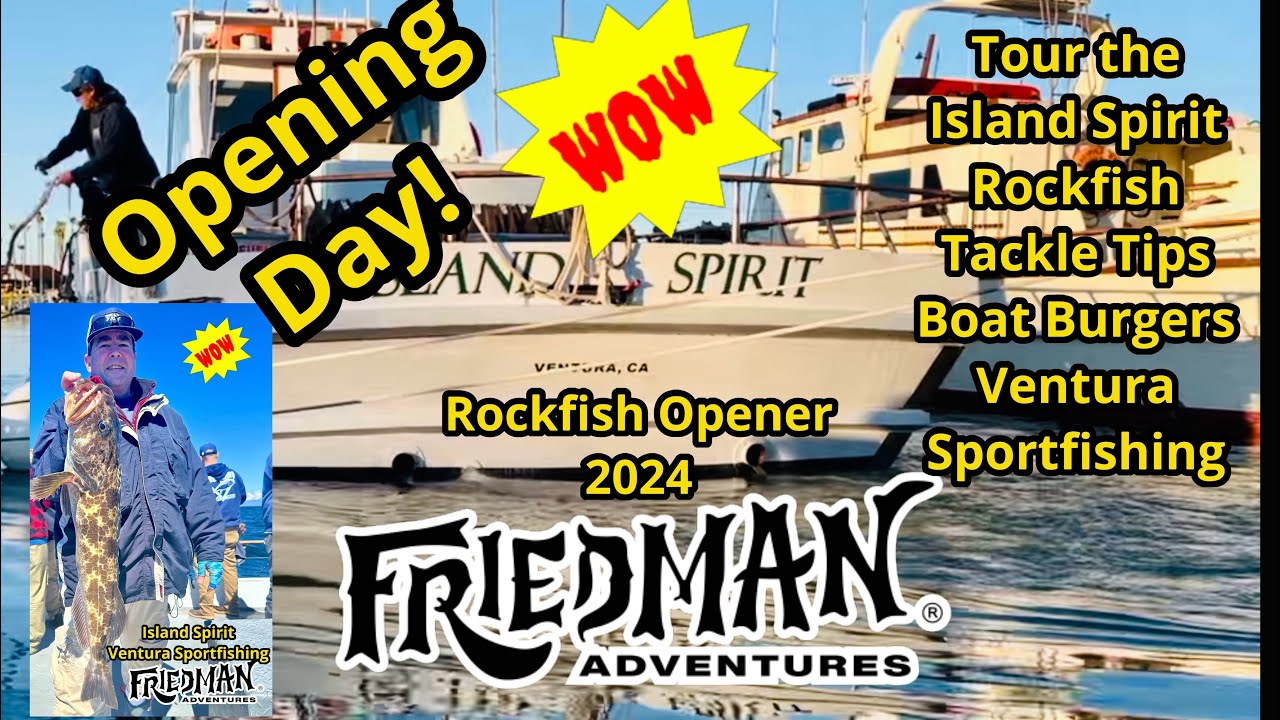 Rockfish tackle tips, tour the Island Spirit, Opening Day Rockfish 2024 ...