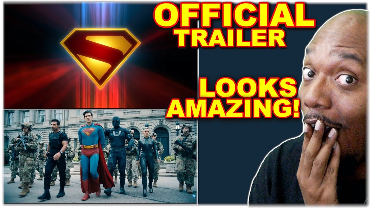I was WRONG! Superman | Official Trailer REACTION - YouTube