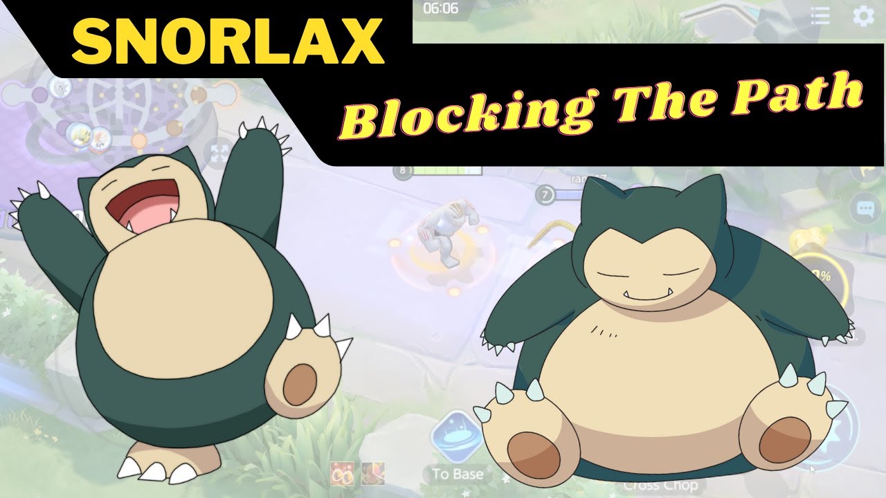 Snorlax Blocking The Path || Snorlax Pokemon Gaming 2023 - YouTube