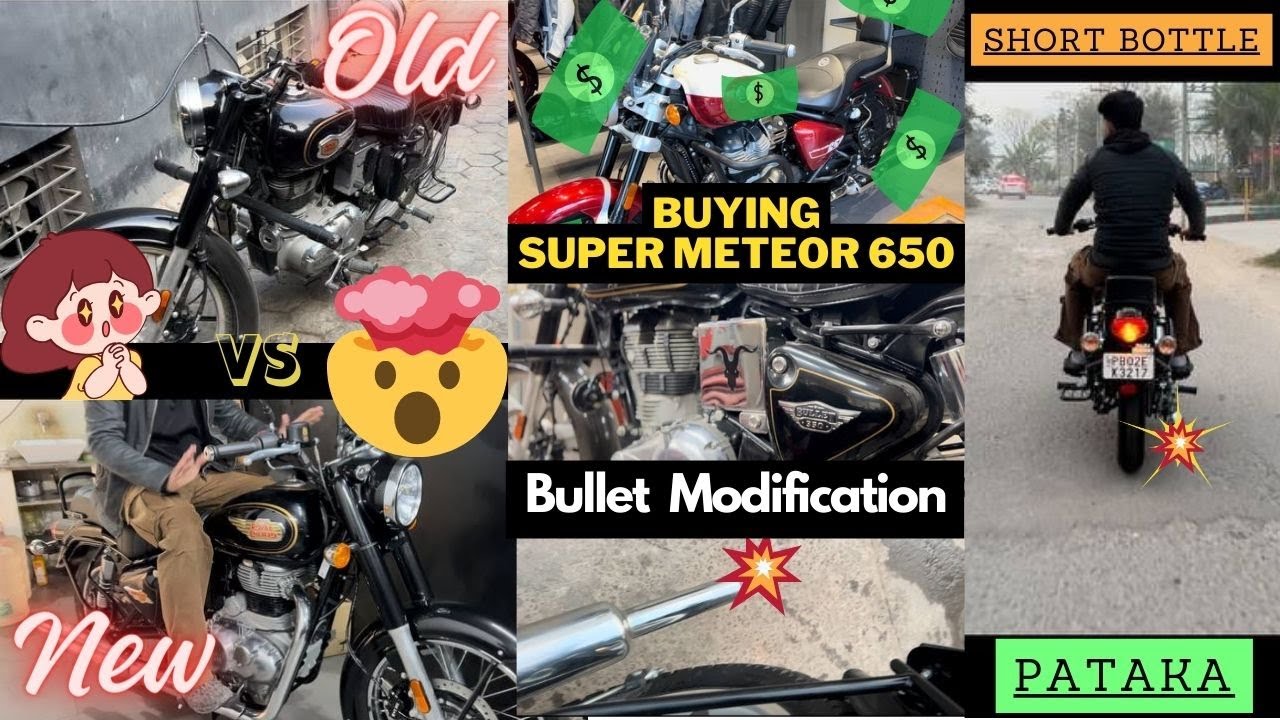 Bullet Standard 350 ️‍🔥|Modifications😍|New Bullet J Series Reviews😭 ...