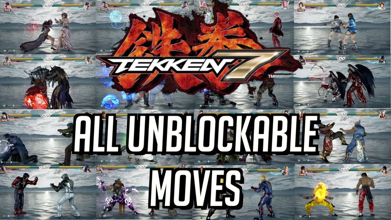 Tekken 7 | All Unblockables Moves (Season 3 Characters Included) - YouTube