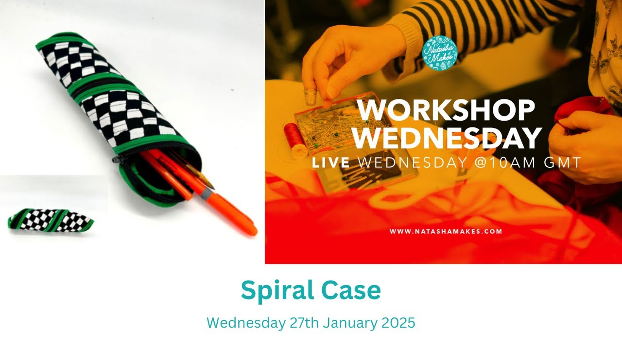 Natasha Makes - Workshop Wednesday 29th January 2025 - Spiral Case ...