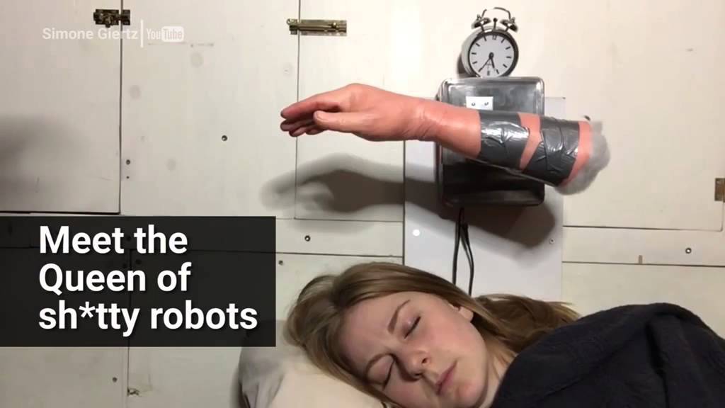 This woman is getting famous for building hilariously terrible robots ...