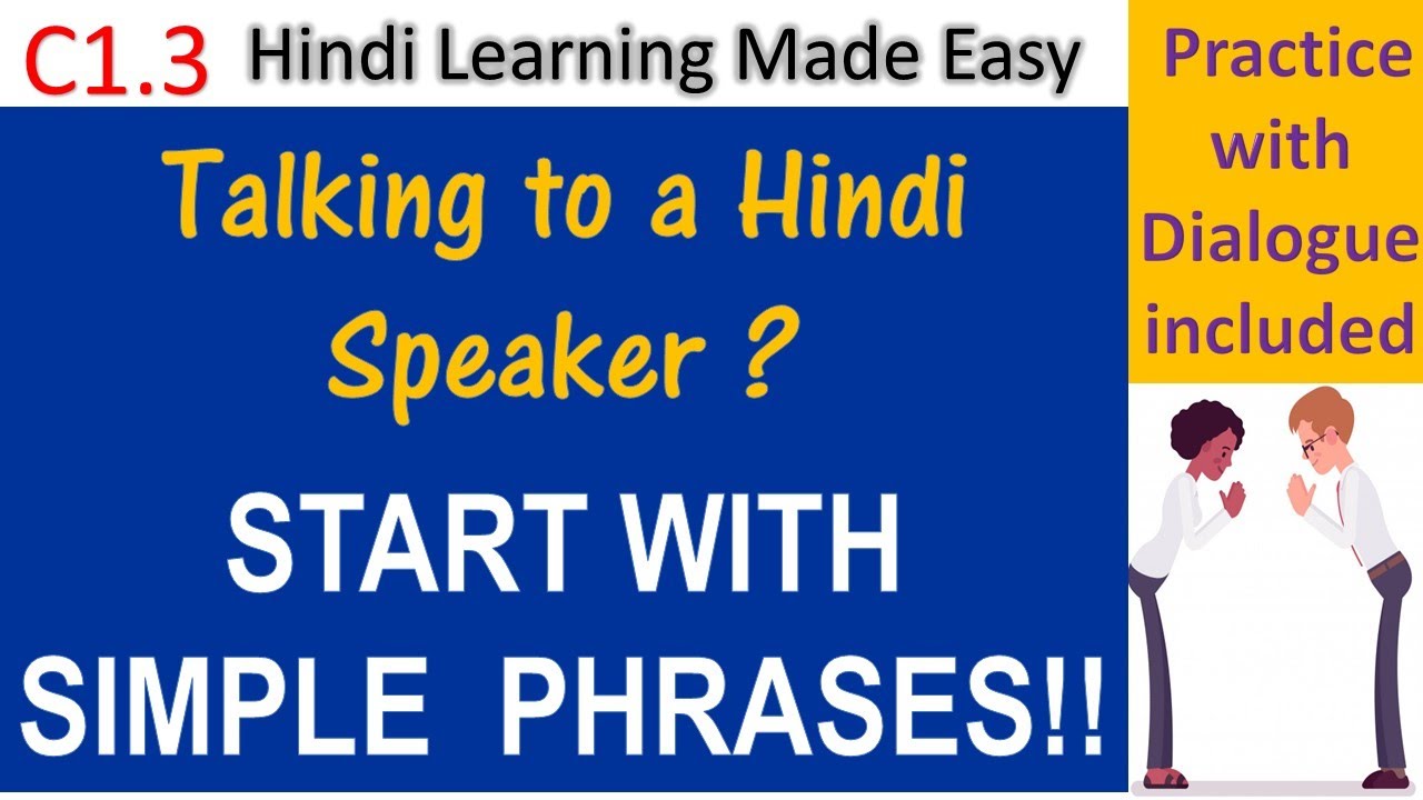 GREETINGS IN HINDI TO START A CONVERSATION! LET'S LEARN HINDI with ...