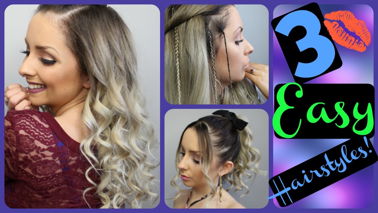 3 EASY Hairstyles To SLAY This Summer!! - YouTube