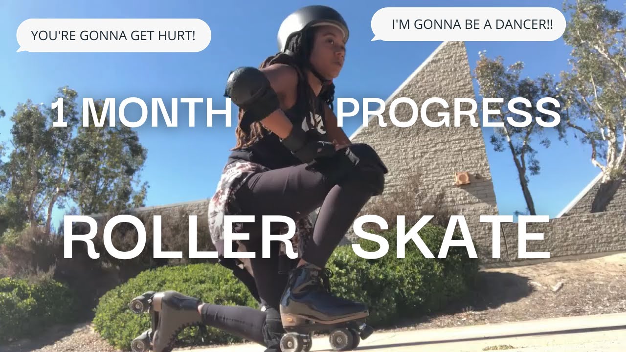 Learning How to Roller Skate in 1 Month | Roller Skating Journey - YouTube