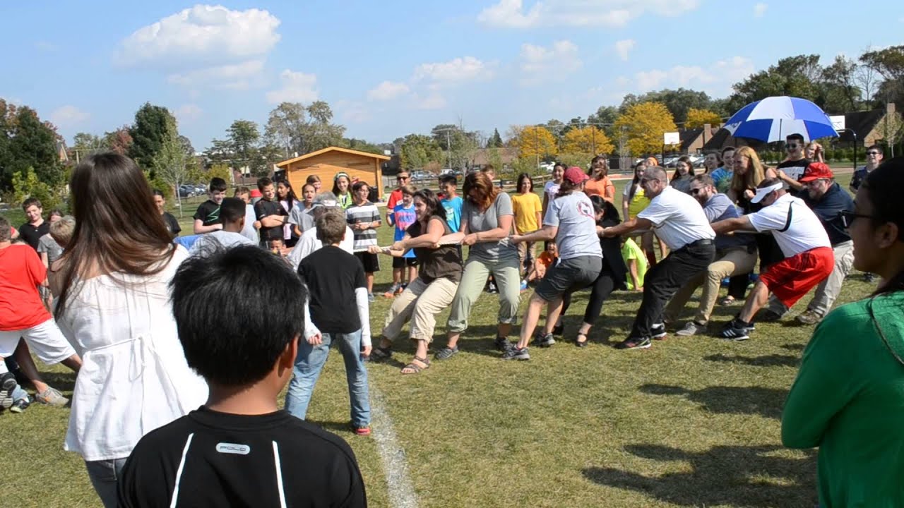 Quest Faculty vs Middle School Students at Field Day 2014 - YouTube
