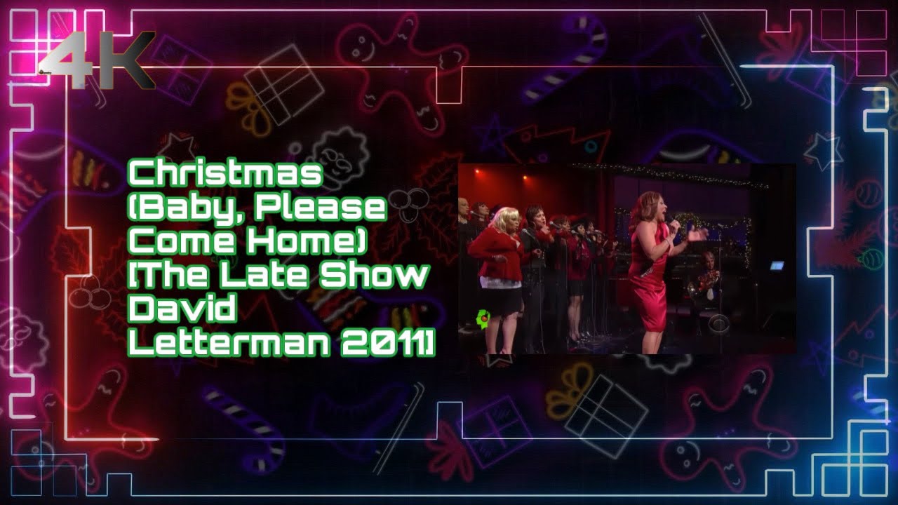 Darlene Love - Christmas (Baby, Please Come Home) [The Late Show David ...