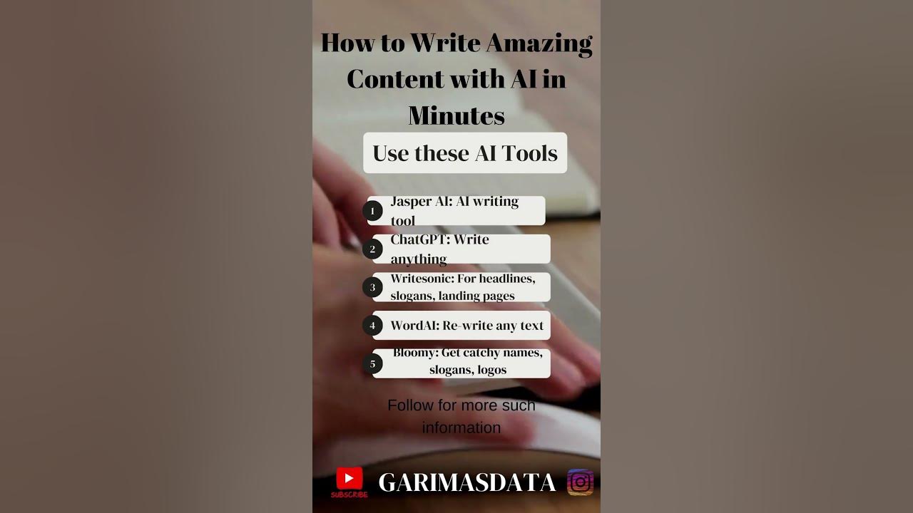 how to write VIRAL CONTENT using Free AI tools. AI Writing Tool other than ChatGPT. 5 free AI ...