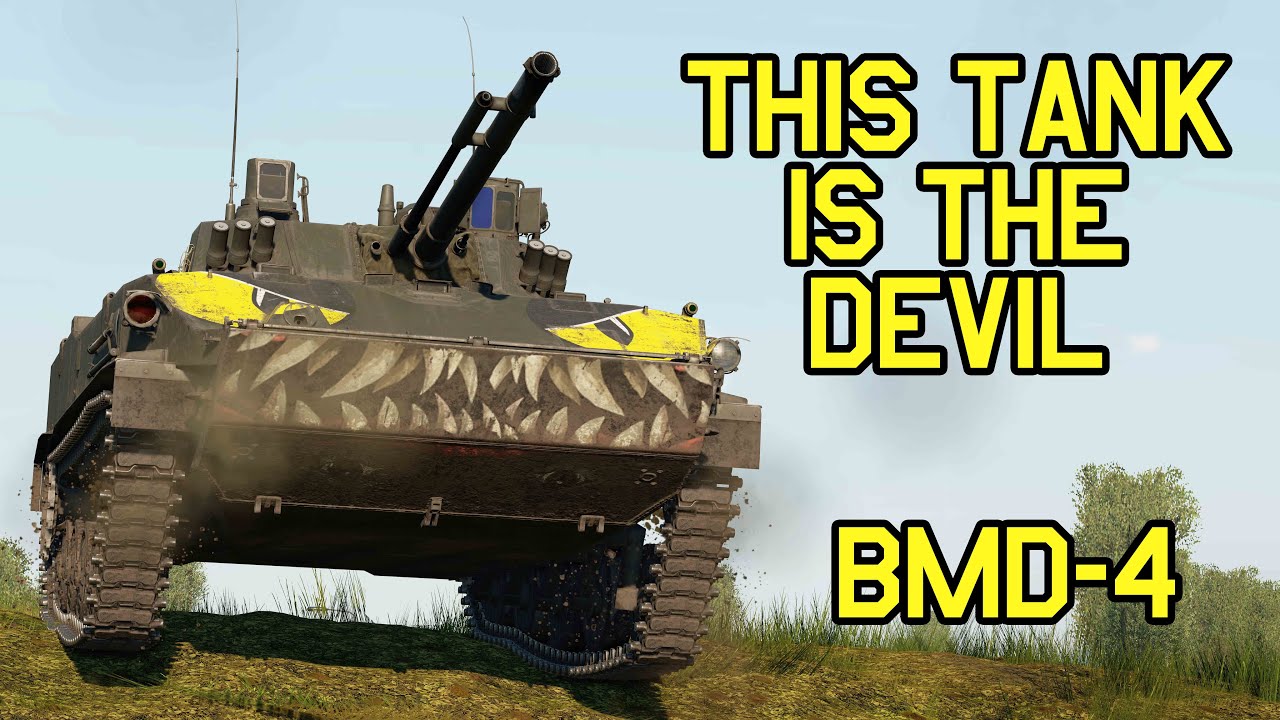 THIS TANK IS A MISSILE MACHINEGUN - BMD-4 in War Thunder - OddBawZ - YouTube