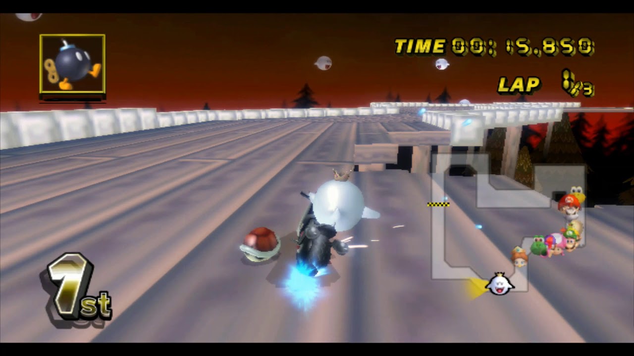 [MKWii Texture Hack] GBA Ghost Valley 2 (SNES Ghost Valley 2 Texture ...