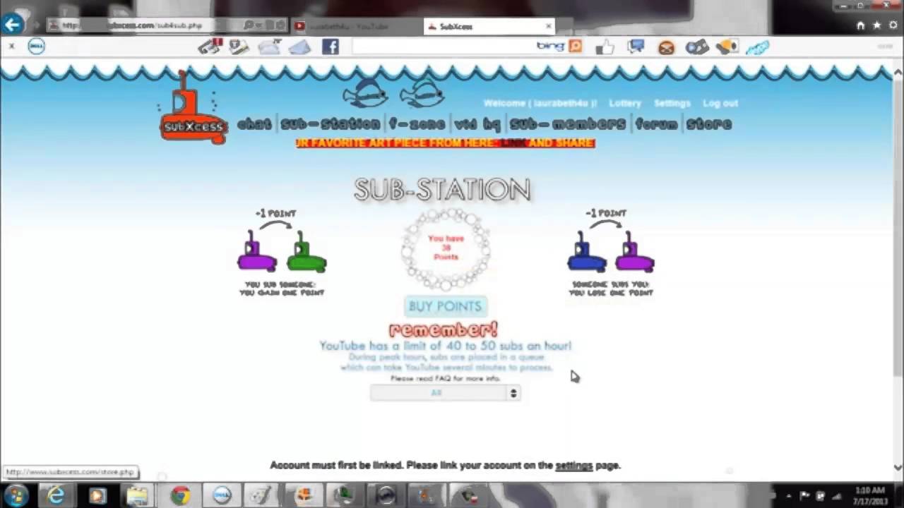 HOW TO GET 10,00000000000000000000 SUBS AT ATIME BY SUBXCESS. - YouTube