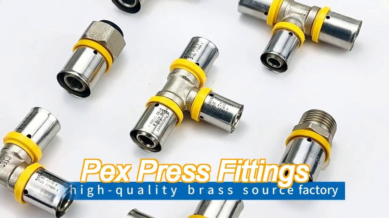 Brass Gas Pipe Press Fittings Pn20 Customized For Pex Al Pex Pipes ...