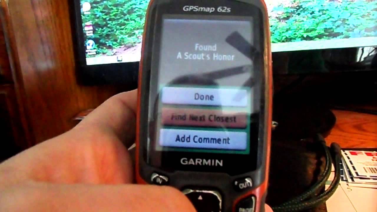 Geocaching with a Garmin GPS - YouTube