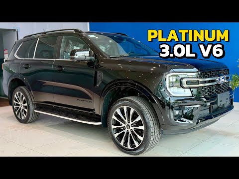 New Ford EVEREST Platinum (2026) - 3.0L V6 Diesel 4x4 SUV | Black Everest Platinum 