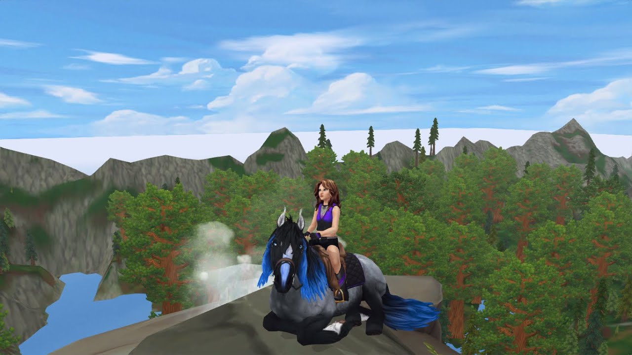 How to climb to the redwood point waterfall! (Star Stable) - YouTube