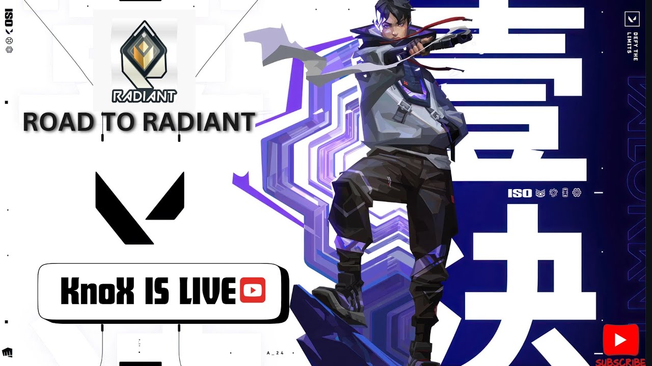 KnoX IS LIVE / ROAD TO RADIANT #RANK PUSH #VALORANT - YouTube