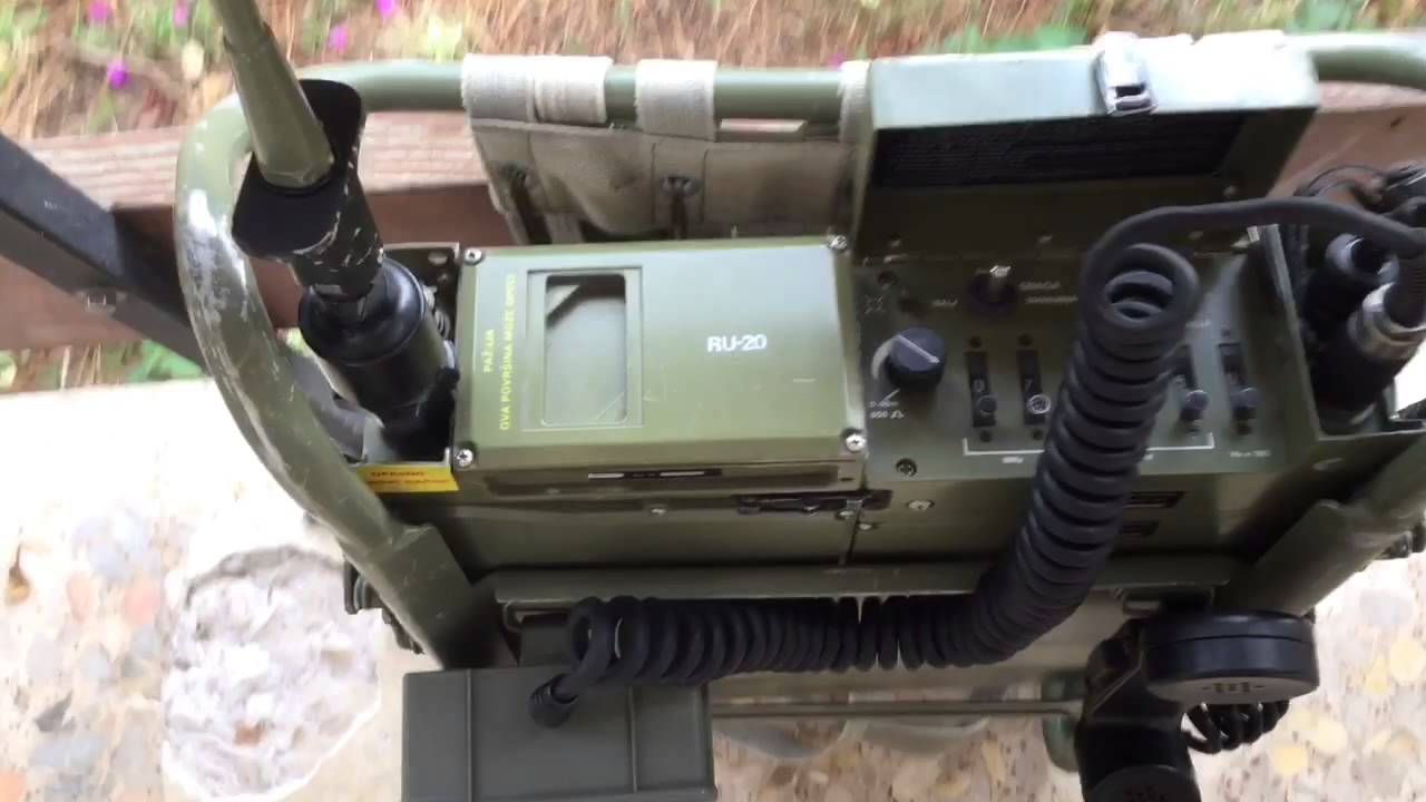 RU-20 HF manpack Ham radio 40 m - YouTube