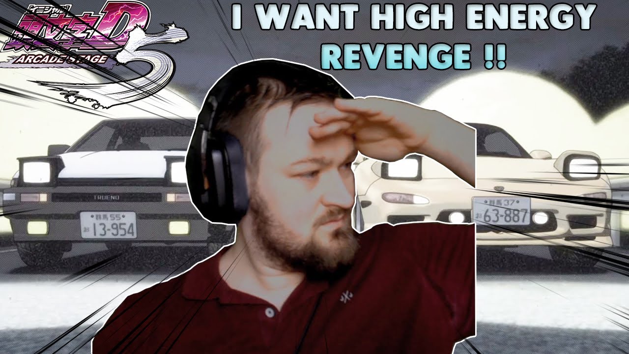 [INITIAL D Arcade Stage 5] - I want My High Energy Revenge ! Rain or ...