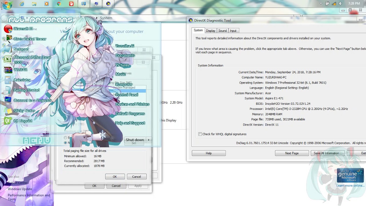 Cara Membuat Virtual Ram / ROM Pada Laptop & Komputer Windows 7 ...
