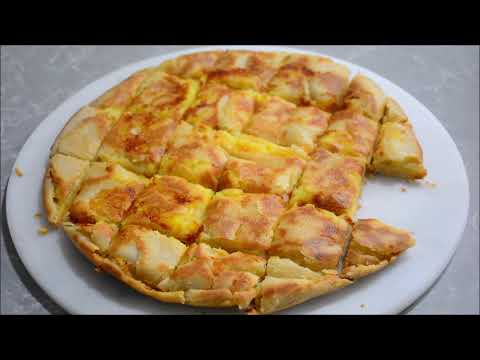 BÖYLE KOLAY BÖREK GÖRMEDİNİZ😍 EVİNDE UN OLAN HERKES YAPABİLİR 😃 HEM DE OKLAVA KULLANMADAN 👏