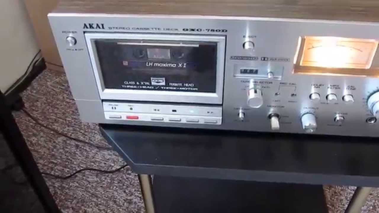AKAI GXC 750 D video 3 - YouTube