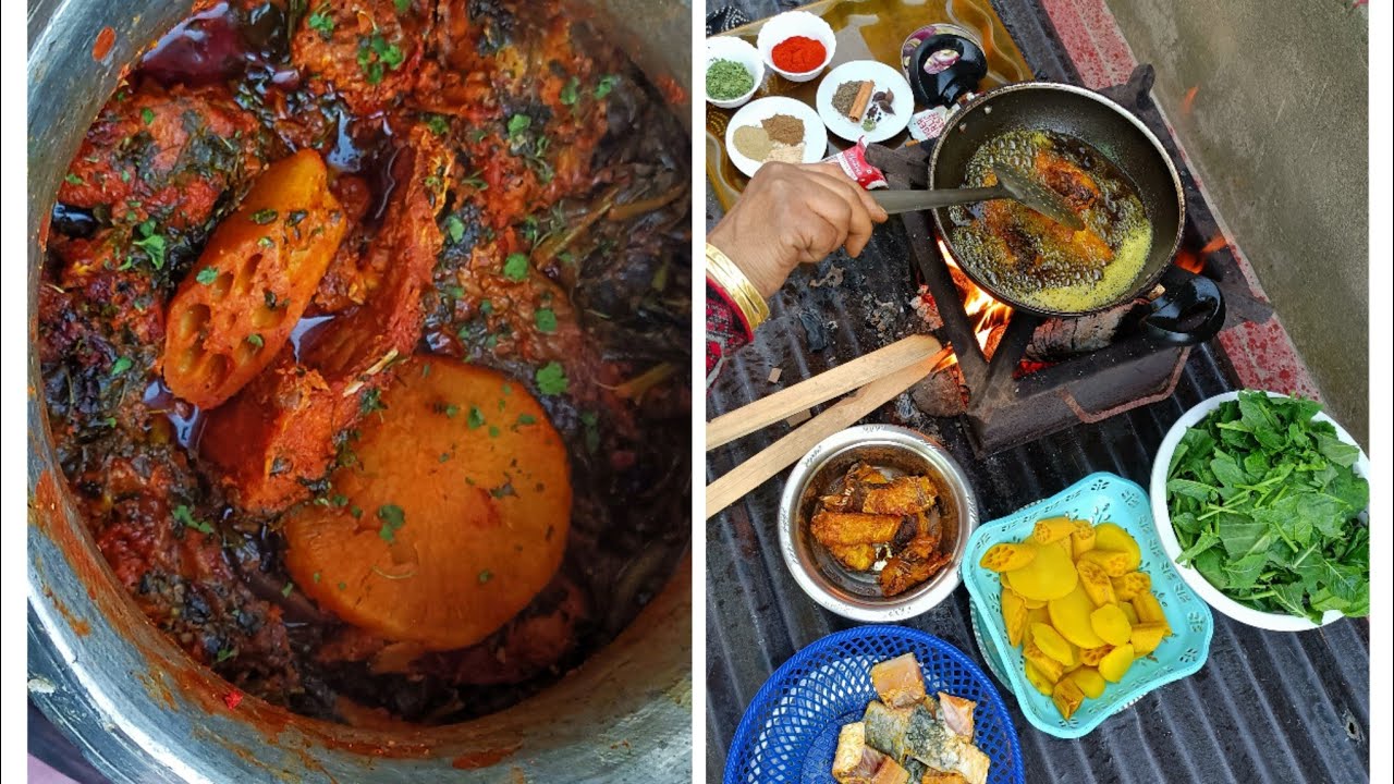 Kashmiri Gaadi DEG Recipe || Gaadi mujji Nadir and haakh recipe ...