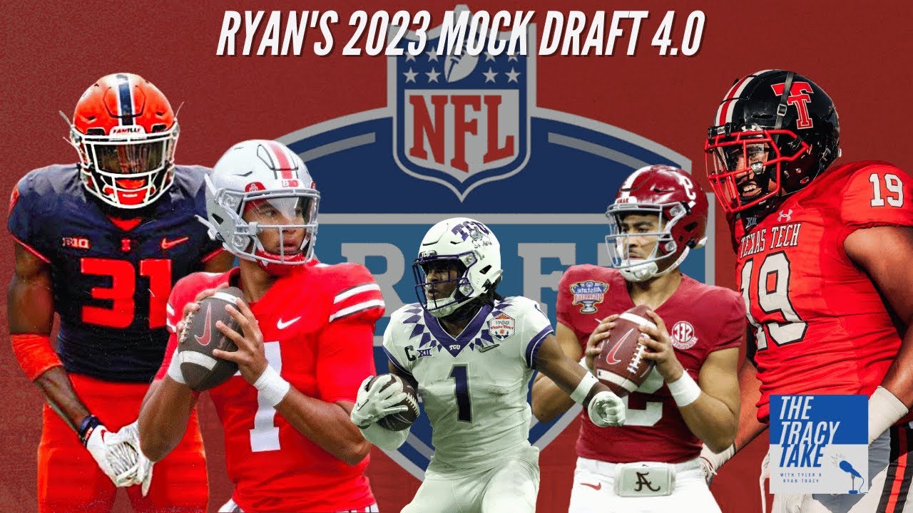 Ryan's 2023 1st Round NFL Mock Draft with TRADES | The Tracy Take - YouTube