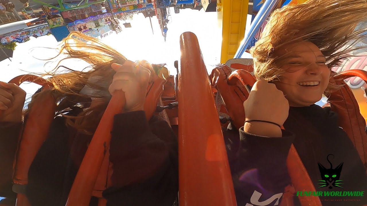 TAKE A RIDE, THIS GIRLS FIRST TIME ON A BOOSTER ATTRACTION AT THE FAIR ...
