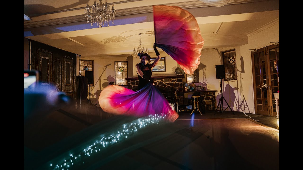 Karina Flow Silk veil Feature Show (Steampunk theme) - YouTube