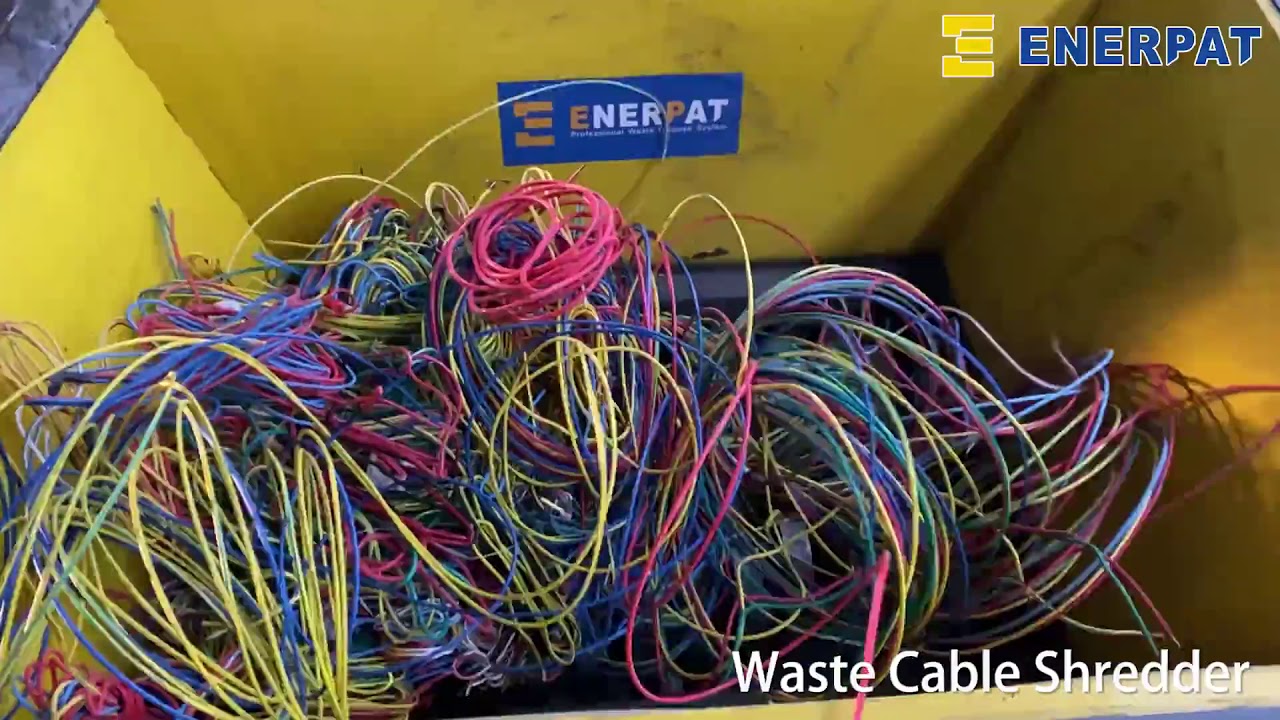 The wire shredder machine - YouTube
