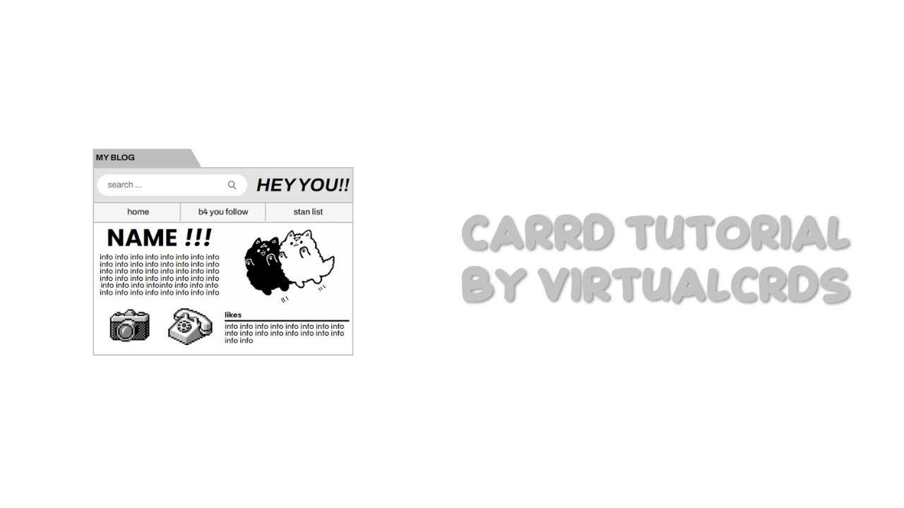 carrd tutorial — ©️ owner [NON PRO] - YouTube