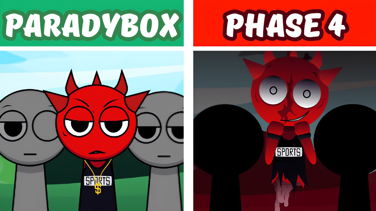 Incredibox:Sprunki paradybox new version VS Paradybox phase 4 - YouTube