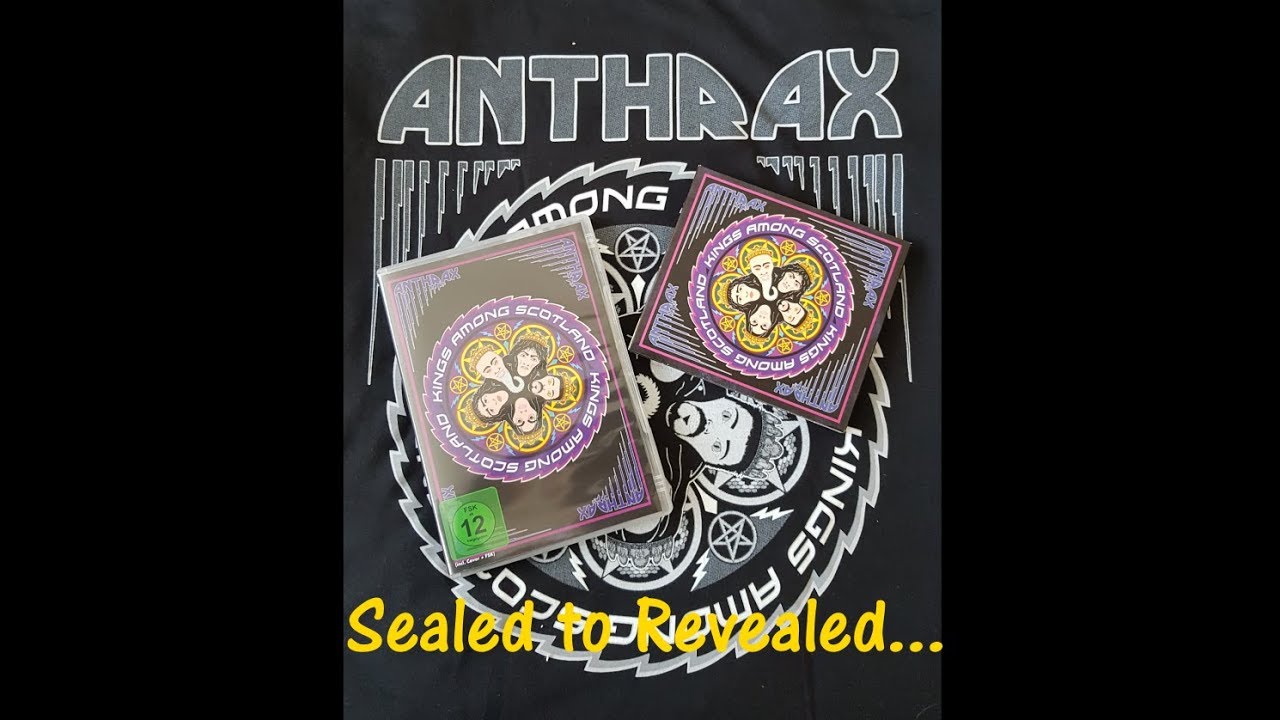 Anthrax - Kings Among Scotland (CD/DVD/T-Shirt) | Sealed to Revealed ...